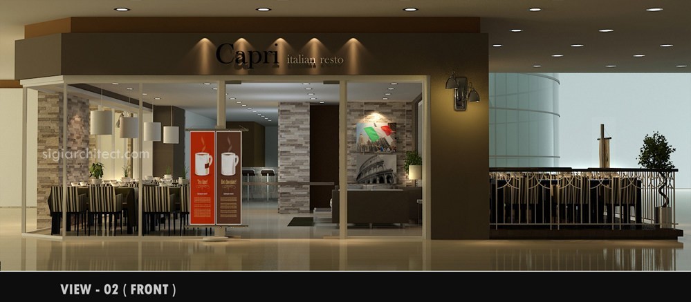 Desain Cafe-Resto Minimalis Modern