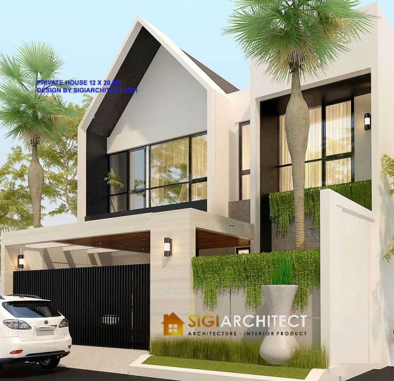 Rumah Minimalis Modern 300 M2, Private House 2 Lantai