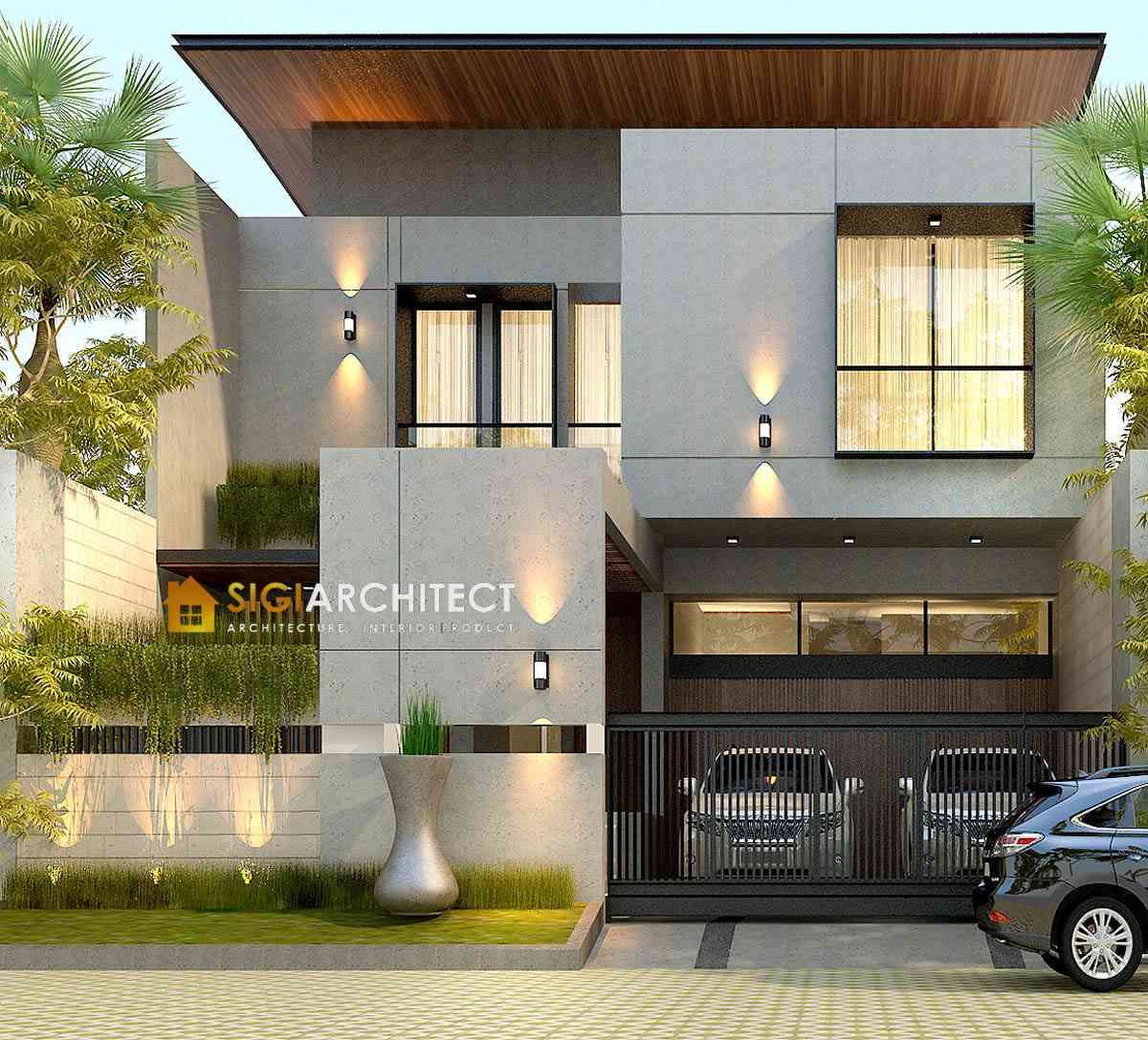 Modern House Design Rumah Minimalis Tipe 500 - 600 M2