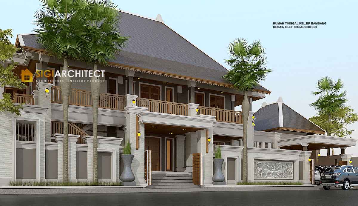 Rumah Joglo Adat Jawa Palembang Sumatera 2 Lantai
