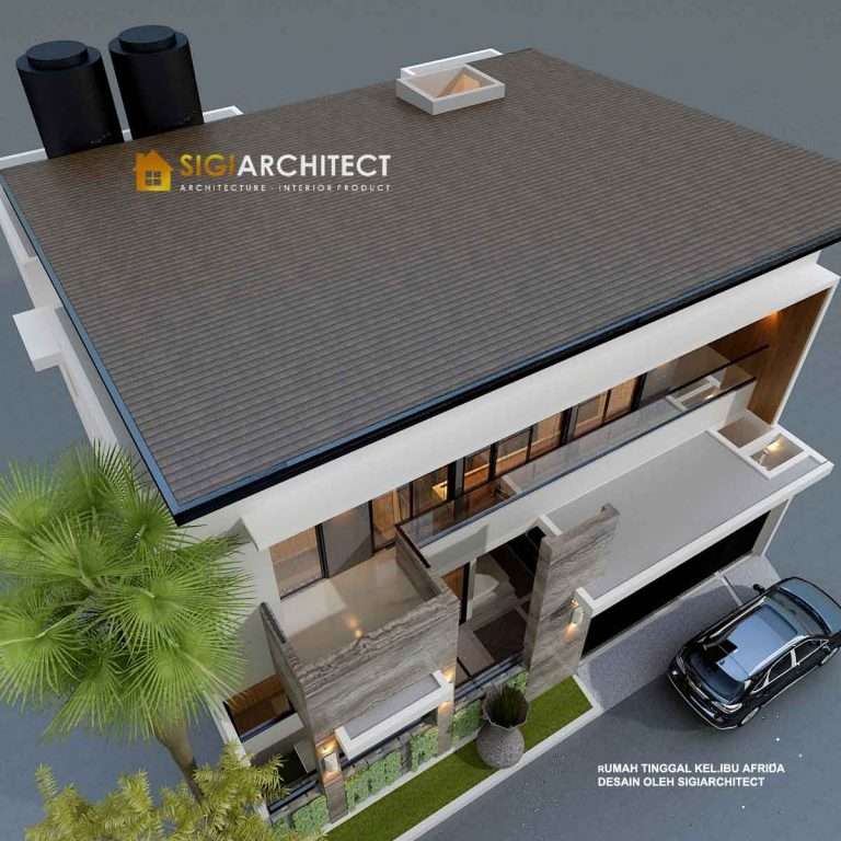 Desain Rumah Mewah 2 Lantai 300 M2 Minimalis Tropis