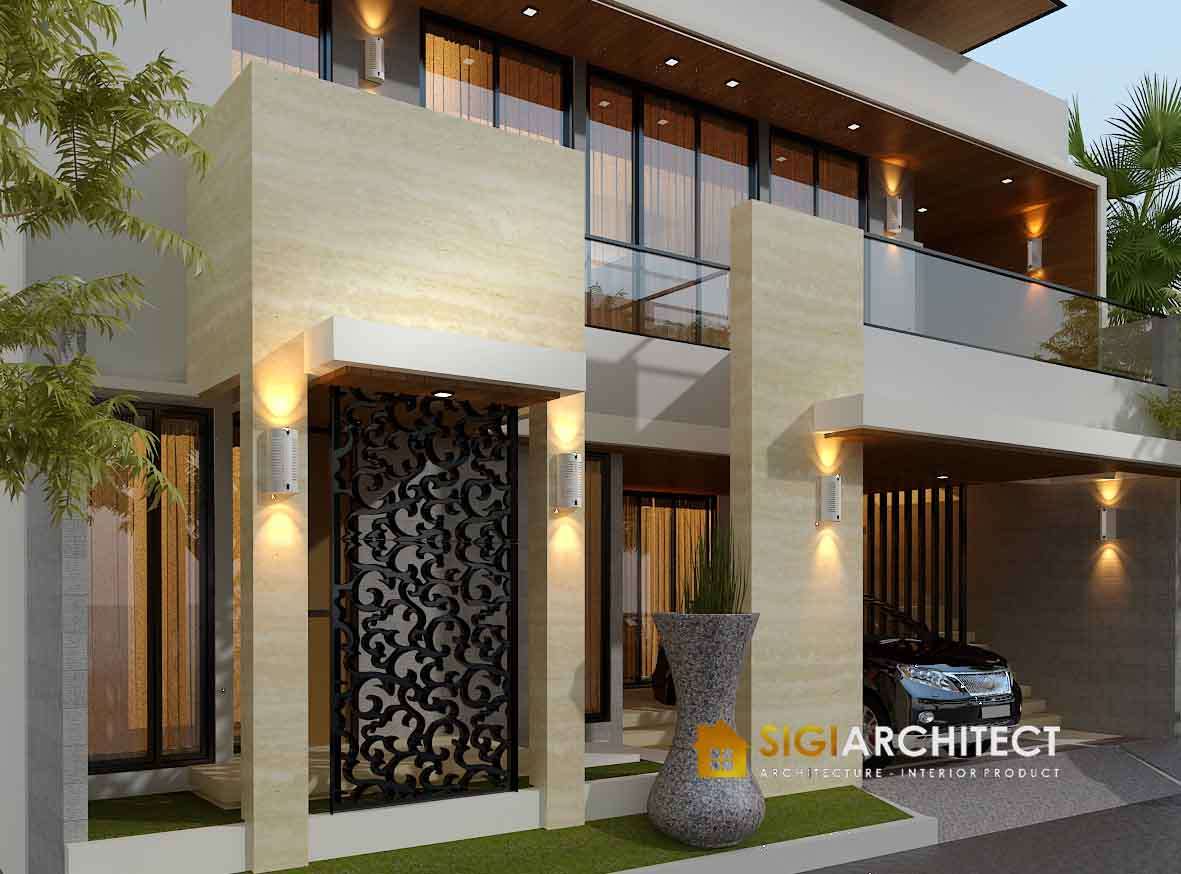 Desain Rumah Mewah 2 Lantai 300 M2 Minimalis Tropis