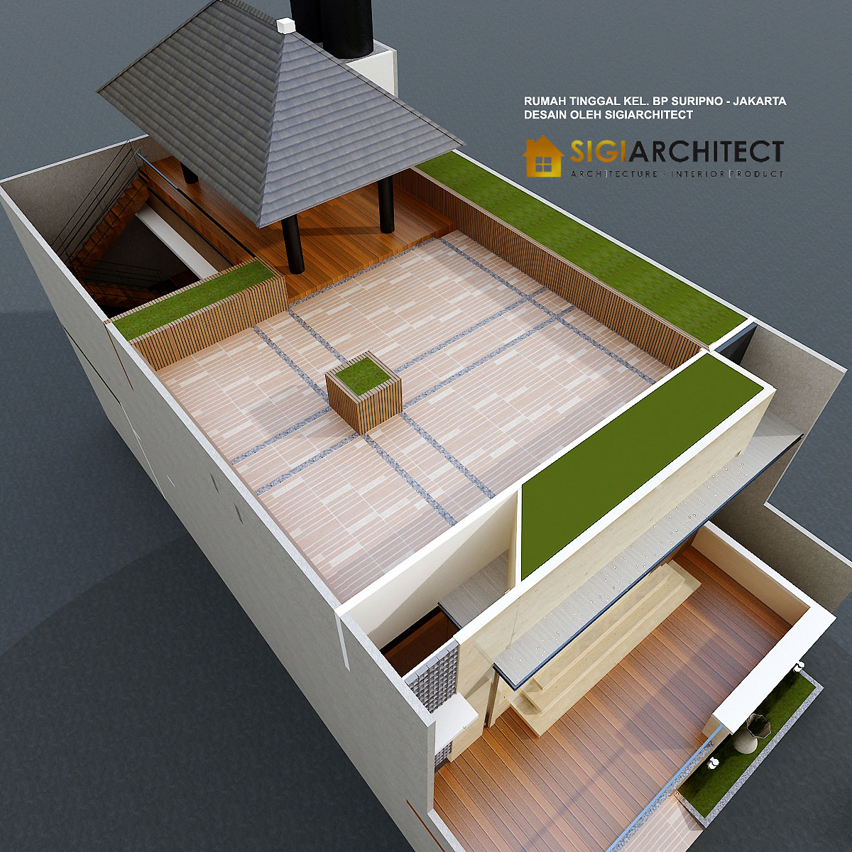 Rumah Mewah & Rooftop Minimalis 2 Lantai 350 M2 – Jasa Arsitek Desain ...